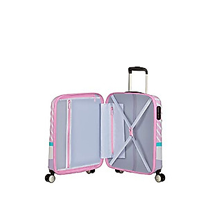 American Tourister Unisex Adult Spinner S (55 cm-36 L), Multicolour (Daisy Pink Kiss)