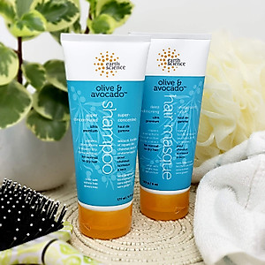 EARTH SCIENCE - Olive & Avocado Deep Conditioning Shampoo & Deep Conditioning Hair Masque Set