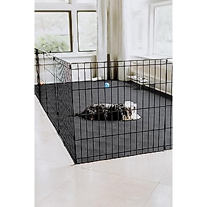 G-Floor for Pets Levant Texture Protective Vinyl Floor Covering for Hardwood, Concrete, and Low-Pile Carpet - 7.5ft x 17ft Slate Grey