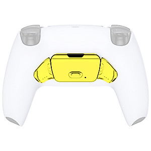 Chrome Gold Replacement Redesigned K1 K2 Back Button Housing Shell for PS5 Controller eXtremerate Rise Remap Kit - Controller & Rise Remap Board NOT Included