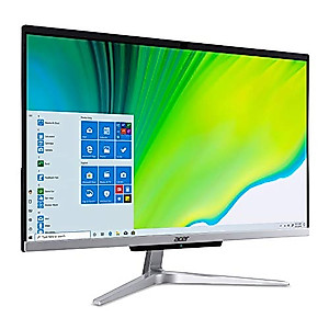Acer Aspire C24-963-UR14 AIO Desktop, 23.8" Full HD Display, 10th Gen Intel Core i5-1035G1, 12GB DDR4, 512GB NVMe M.2 SSD, 802.11ac WiFi 5, Wireless Keyboard and Mouse, Windows 10 Home