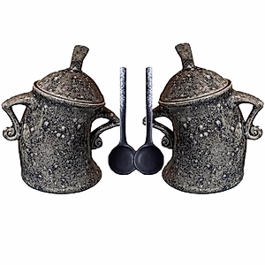 Canister with Attitude, Jar with Attitude, Cute Food Storage, Sassy Sugar Container for Kitchen, Perfect for Coffee Tea Sugar Spices Jars, A Pair