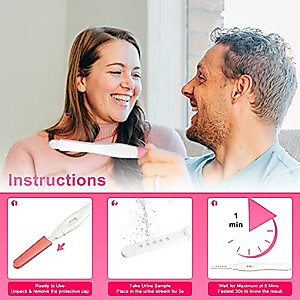 HCG Pregnancy Tests 1 Test/Bag 3 Tests/Box Early Detection Home Test, Woman Individually Sealed Early Pregnancy Home Detection Kits