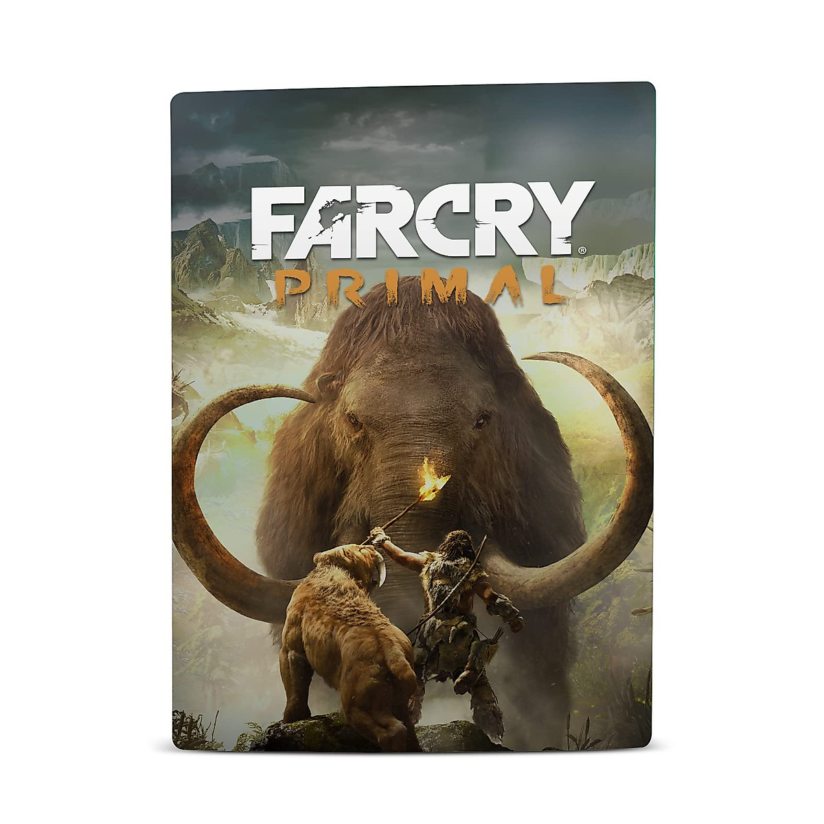 Head Case Designs Officially Licensed Far Cry Pack Shot Primal Key Art Vinyl Faceplate Sticker Gaming Skin Decal Compatible With Sony PlayStation 5 PS5 Digital Edition Console and DualSense Controller