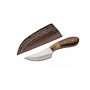 Little Doe Bone/Wood Handle 4.75″ Stainless Steel Hunting Knife