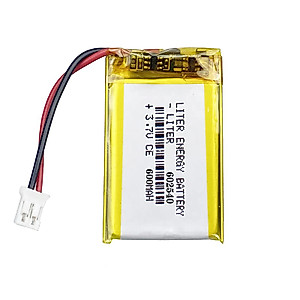 Liter Energy Battery 3.7V Lipo Battery 600mAh Rechargeable Lithium ion Polymer Battery 602540 Lithium Polymer ion Battery with JST Connector