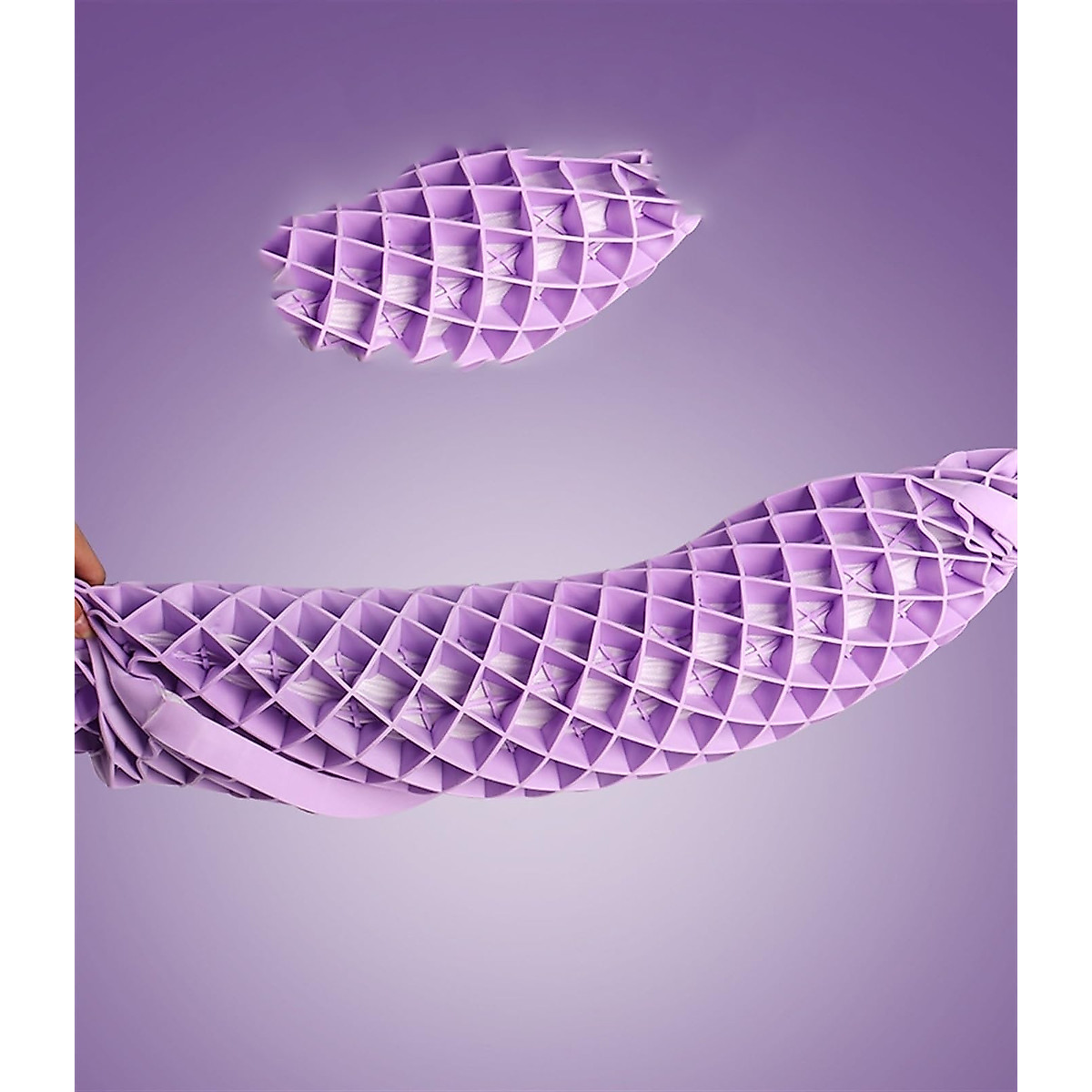 HYEFOMW Zero Pressure Mattress Hollow Breathable EAC Grid Honeycomb Gel No 0 Pressure Deep Sleep Lattice Pectin