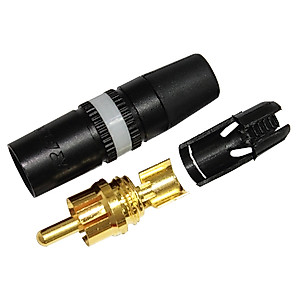 WORLDS BEST CABLES 2 Foot – Directional High-Definition Audio Interconnect Cable Pair Custom Made Using Mogami 2549 Wire and Neutrik-Rean NYS Gold RCA Connectors