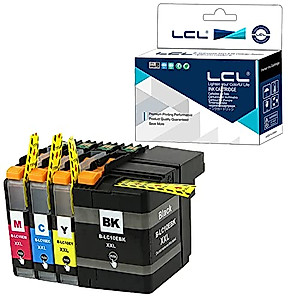 LCL Compatible Ink Cartridge Replacement for Brother LC10E LC10EBK LC10EC LC10EM LC10EY XXL High Yield MFC-J6925DW (Black Cyan Magenta Yellow 4-Pack)