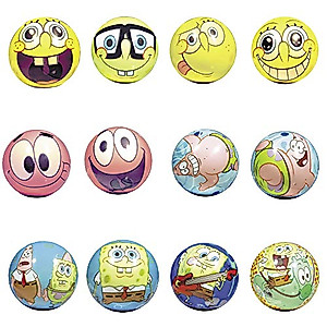 50 SpongeBob Square Pants Foam Balls Approximately 2"