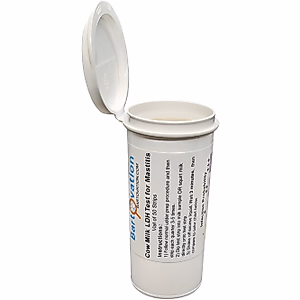 Cow Milk LDH Test Strips for Mastitis Detection [Vial of 50 Tests]