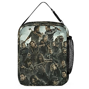 Waterproof Durable Insulation Lunch Bags The Apocalyptic Walking Horror Drama Dead Lunch Bag Fruit Bags Storage Bag for Beach Lunch Box Storage Organizer