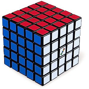 Rubik’s Cube, 5x5 Cube Color-Matching Puzzle Highly Complex Challenging Problem-Solving Brain Teaser Fidget Toy, for Adults & Kids Ages 8 and up