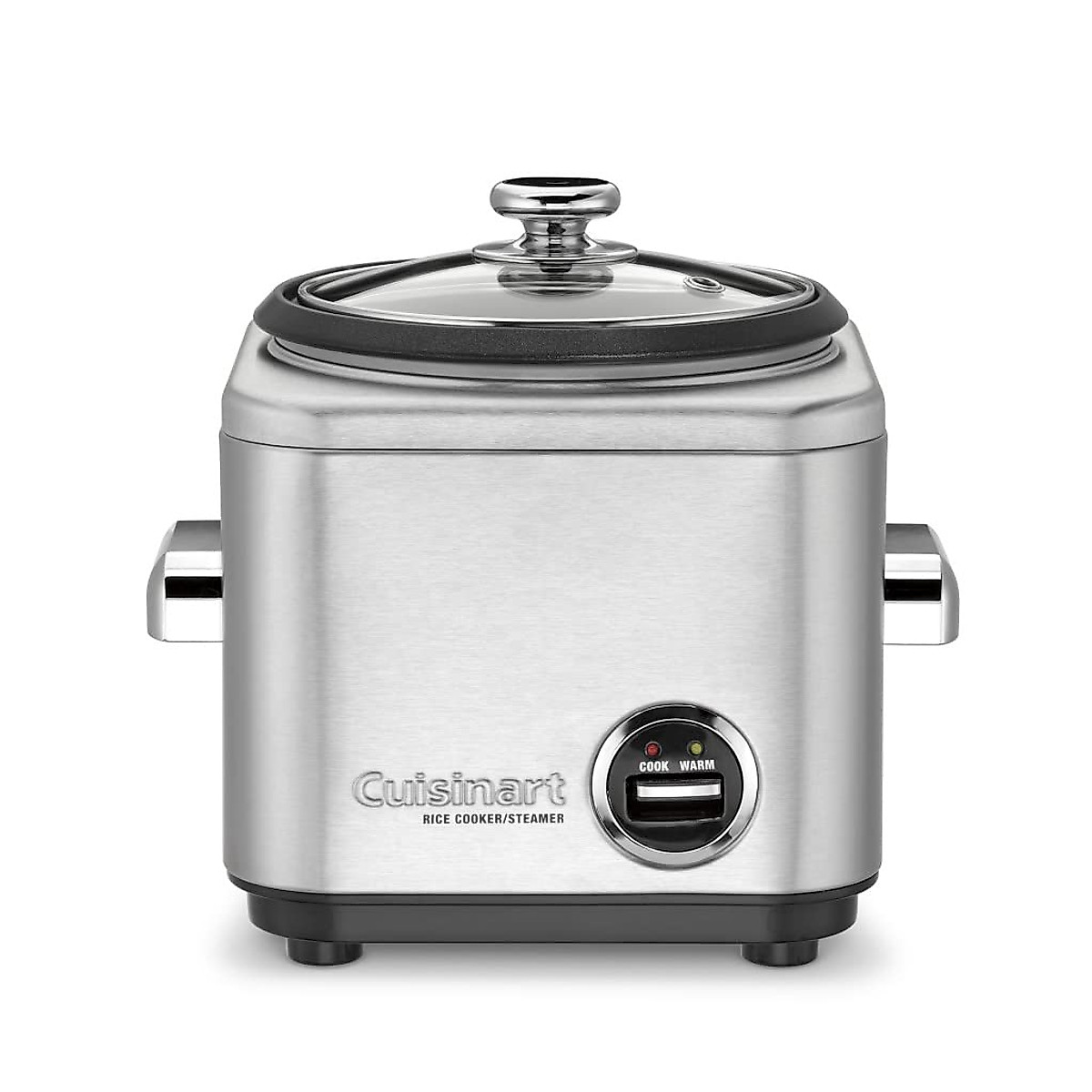 Cuisinart Deep Fryer, 1.1 Quart & CRC-400 4 Cup Rice Cooker, Stainless Steel Exterior