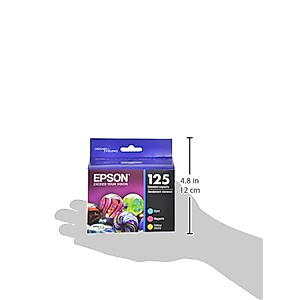 Epson T125520 DURABrite Ultra Color Combo Pack Standard Capacity Cartridge Ink