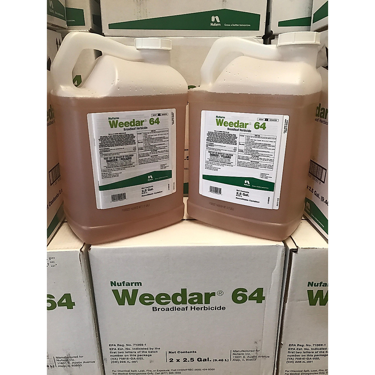 Weedar 64 Broadleaf Herbicide 5 Gallons, Liquid (2 x 2.5gal)