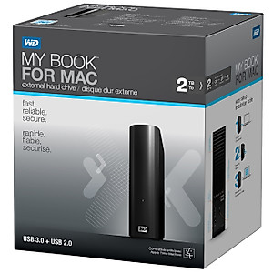 WD My Book for Mac 2TB External Hard Drive Storage Mac File Backup