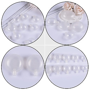 Toyvian 100pcs Rattle Box Repair Toy Squeakers Rattle Balls Rattles Boxes Mixed for Sewing in Noise Maker Insert Pet Baby Toys 27mm