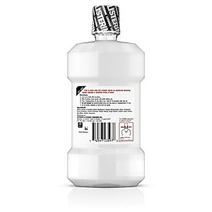 Listerine, Zero Alcohol Mouthwash 24hour Relief for Painful Tooth Sensitivity, fresh mint, 16.9 Fl Oz