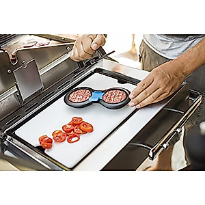 Napoleon Barbecue Grill Accessory 70060 - Gourmet Burger Press Kit - Hamburger Press, Slider Press, Make Homemade Hamburgers and Sliders, Easily Make Stuffed Burgers on BBQ, Dishwasher Safe