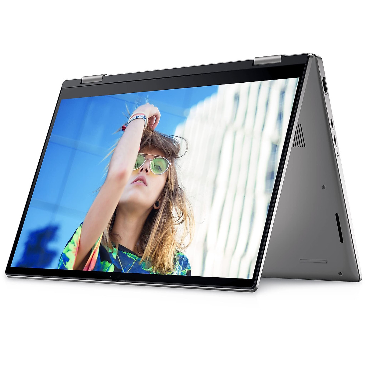 Dell Newest Inspiron i7420 2-in-1 Laptop | 14" FHD+ Touchscreen | Intel i7-1255U 10 Cores | 16GB DDR4 512GB NVMe SSD | Iris Xe Graphics | WiFi 6E | USB-C | Backlit KB | FPR | Win11 Pro
