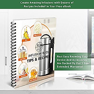 Infusion Buds Butter Infuser Machine- Herbal Butter Maker Machine | Herbal Butter & Oil Infuser Machine. Butter Machine | Includes Decarb Box and Tons of Accessories