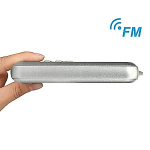 Retevis RT20 Rechargeable Walkie-Talkies,Wearable Walkie Talkie for Seniors Adults Elderly,USB-C,VOX,Keylock,Compact Mini 2 Way Radios for Skiing Gift(Silver,3 Pack)