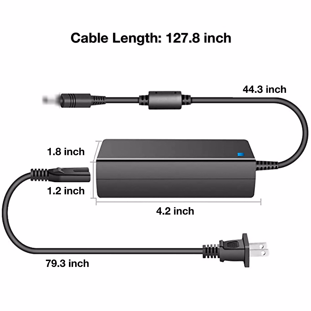 Onerbl AC/DC Adapter Compatible with Epson POS Receipt Printer M129C M267D Power Supply Cord Cable Charger Mains PSU