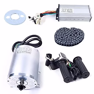 Kathring Electric Brushless Motor Complete Kit, DC 48V 2000W Electric Drive Bike Conversion Kit for E-bike Scooter Bicycle Conversion Drive Motor, DIY Part