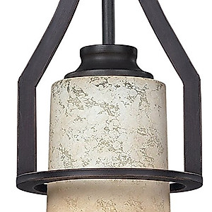CANARM IPL375A01RA Somerset Full Track Light, Rubbed Antique
