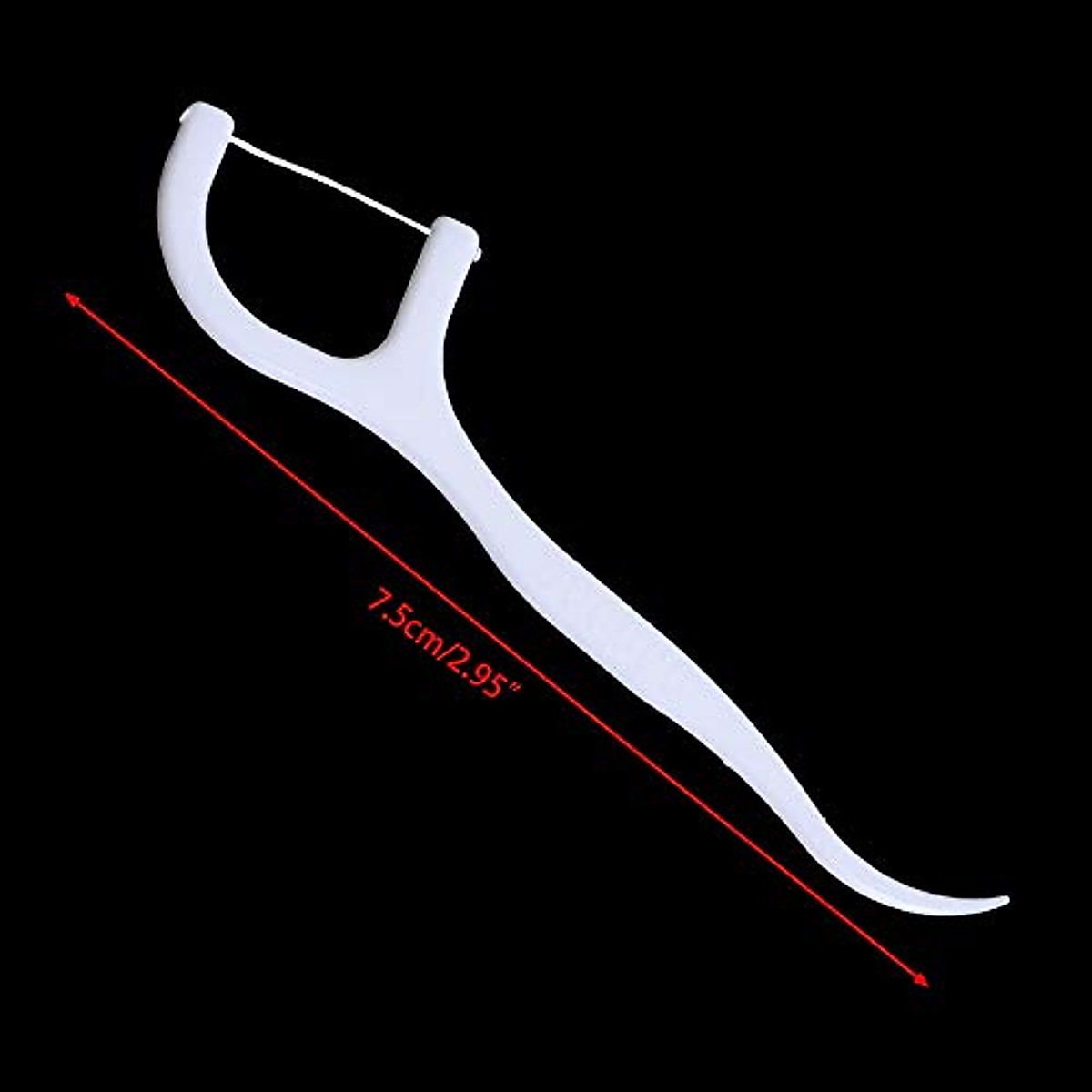 Flossers,Dental Floss,Floss Picks,Dental Floss Picks,YIMART 200pcs Dental Floss Flosser Picks Toothpicks Teeth Stick Tooth Cleaning Interdental Brush Dental Floss Pick Oral Hygiene Care (200 Count)