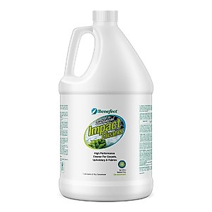 Benefect Impact Cleaner - Botanical Carpet, Fabric, Upholstery Cleaner and Deodorizer & Concentrate - Remove Stains & Provides a Deeper, Lasting Clean - 1 Gallon