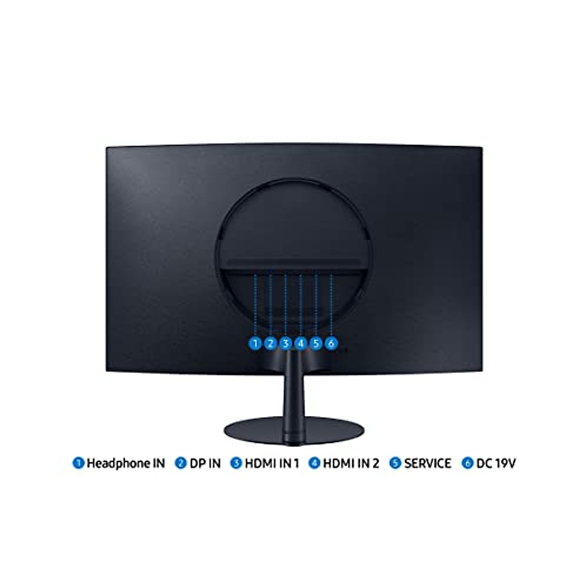 SAMSUNG 32-Inch S39C Series FHD Curved Gaming Monitor, 75Hz, AMD FreeSync, Game Mode, Advanced Eye Comfort, Frameless Display, Built in Speakers, Slim Metal Stand, LS32C392EANXGO, 2023, Black