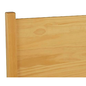 Camaflexi Mid-Century Panel Bed - Queen Size - Scandinavian Oak Finish