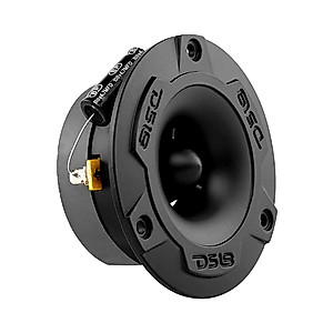 DS18 PRO-GM6.4PK Mid and High Complete Package - Includes 2X Midrange Loudspeaker 6" and 2X Aluminum Super Bullet Tweeter 1" Built in Crossover - Door Speakers for Car or Truck Stereo Sound System