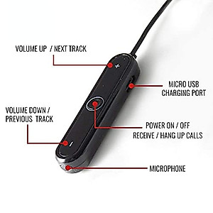 BUTIAO QC3 Bluetooth Adapter, Wireless 5.0 Stereo Audio Adapter Handsfree Receiver for Bose QuietComfort 3 QC3 Headphones