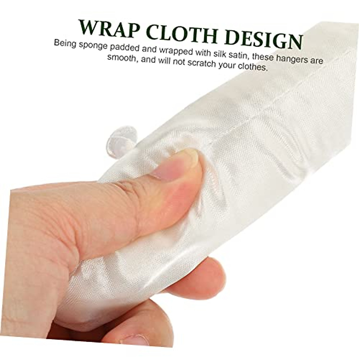 Homoyoyo 2pcs Non- Hanger Hanging Racks for Clothes Heavy Duty Anti- Clothes Hanger Non- Clothes Hanger Bride Hanger for Wedding Dress Spadded Hangers Wedding Dress Hangers