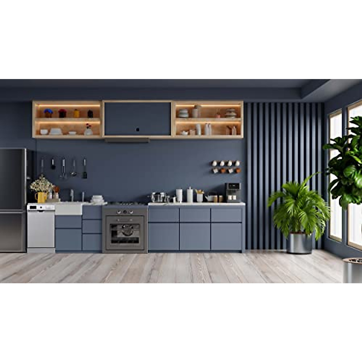 RCA RZ0381 Front Control-Built in FULLSIZE Dishwasher, 57 DBA, Stainless Steel, 18” WIDE, Stainless