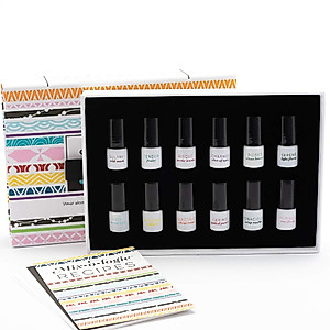 Mixologie Mini Blending Kit - Perfume Blending Kit - Fragrance Sample Set - Rollerball Sampler of Perfume Oils - Alcohol Free Perfume Discovery Kit