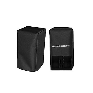 DigitalDeckCovers Dust Cover for XBox Series X (Vertical) Gaming System Protector [Antistatic, Water Resistant, Premium Fabric, Black]