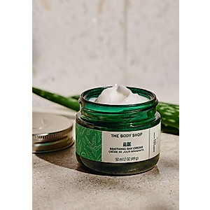 The Body Shop Aloe Soothing Day Cream – Moisturizes Sensitive Skin – Vegan – 1.7 oz