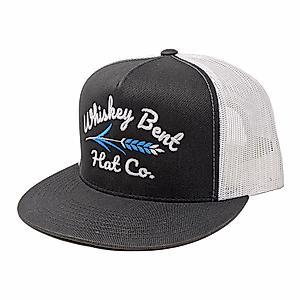WHISKEY BENT HAT CO. Troubador Adjustable Hat (Grey/White)