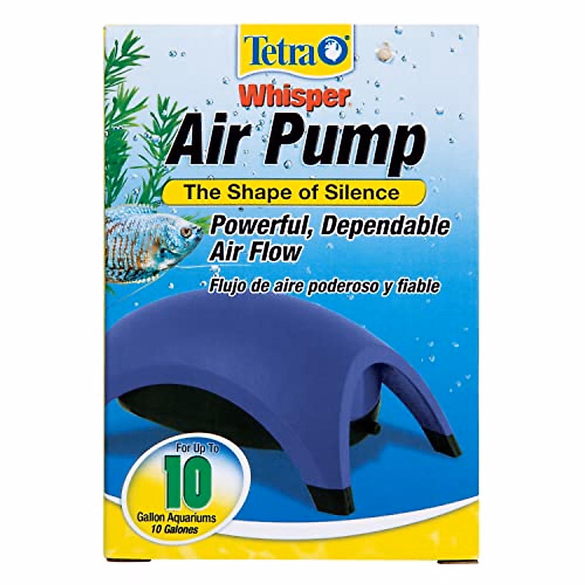 Tetra Whisper Corded Electric Easy to Use Air Pump for Aquariums (Non-UL)