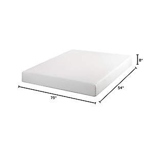 ZINUS 8 Inch Green Tea Cool Feel Memory Foam Mattress, Full, Mattress in A Box with Compact WONDERBOX Packaging, CertiPUR-US Certified