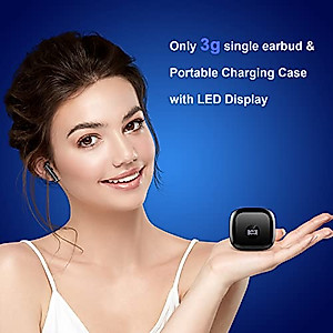 Wireless Earbuds, Bluetooth 5.3 Ear Buds LED Power Display Headphones Bass Stereo, Bluetooth Earbuds in-Ear Noise Cancelling Mic, 40H Playback Mini Case IP7 Waterproof Sports Earphones for Android iOS