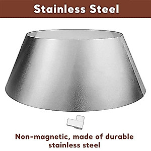 QuliMetal BBQ Whirlpool for Weber Kettle 22 26.75 Inches WSM, Big Green Egg, Kamado Joe, Weber Smokey Mountain Charcoal Briquet Holders, Stainless Steel BBQ Kettle Barbecue Charcoal Grill Accessories