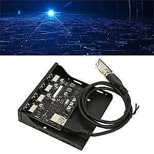 3.5 Inch Front Panel USB Hub, PCIE to USB 3.0 PC Front Panel Anti Interference for PC