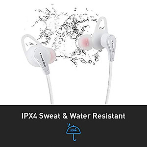 Phiaton BT 120 NC Qualcomm Bluetooth Wireless Active Noise Cancelling Earbuds – Neckband Headphones with Inline Control and Microphones, BT Earphones with Noise Cancellation and IPX4 Water Resistant