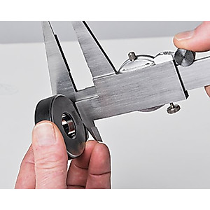 Fowler 52-008-706-0, Premium Dial Caliper With 0-6" Measuring Range (White)