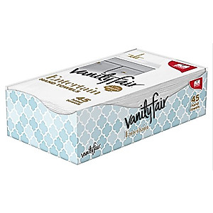 Vanity Fair Entertain Disposable Hand Towel, 45 Paper Hand Towels, Includes Holder (Holder Design May Vary)